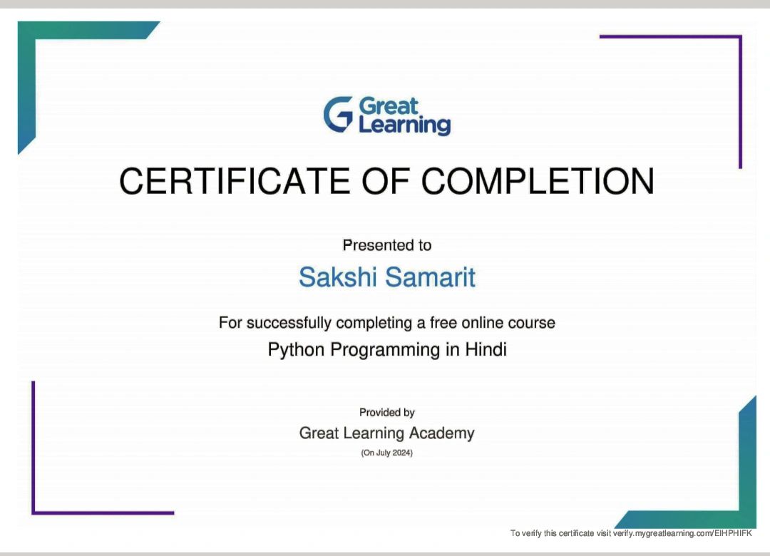sakshi samrit on LinkedIn: #python #programming #learning # ... sakshi samrit on LinkedIn: #python #programming #learning # ...