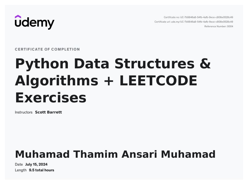 Muhamad Thamim Ansari Muhamad on LinkedIn: #datastructures #algorithms ... Muhamad Thamim Ansari Muhamad on LinkedIn: #datastructures #algorithms ...