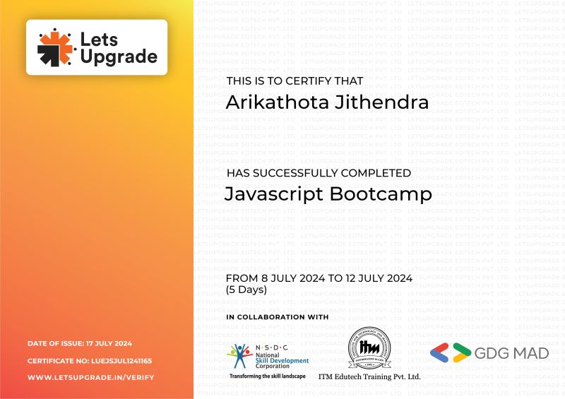 Jithendra Arikathota on LinkedIn: #javascript #coding #webdevelopment # ... Jithendra Arikathota on LinkedIn: #javascript #coding #webdevelopment # ...