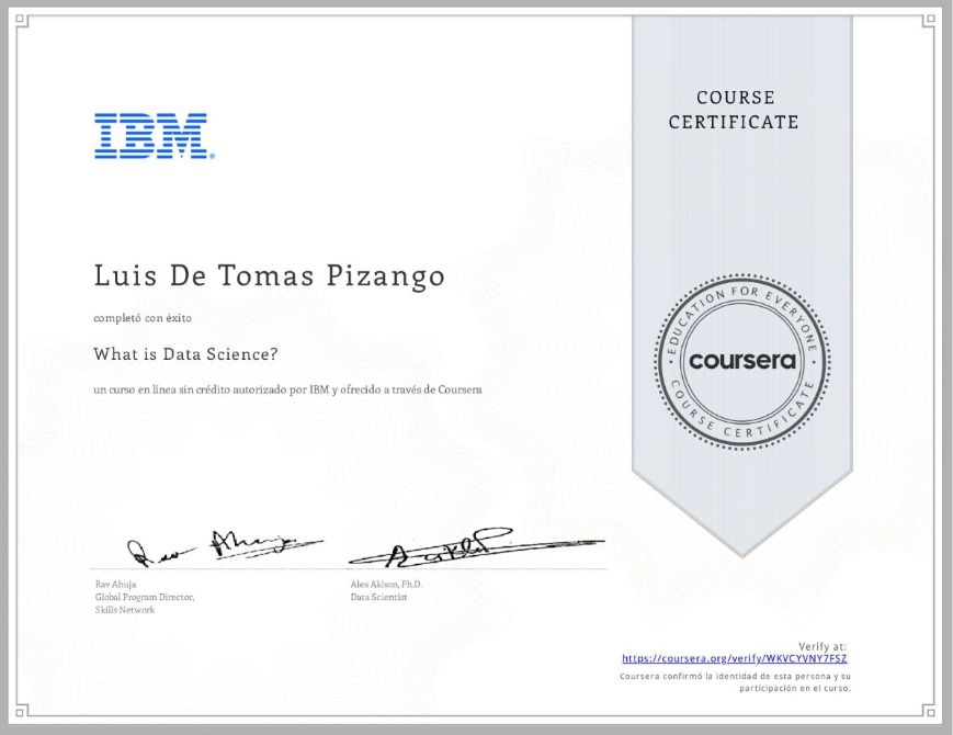 Luis De Tomas on LinkedIn: #datascience #ibm #learningjourney # ... Luis De Tomas on LinkedIn: #datascience #ibm #learningjourney # ...
