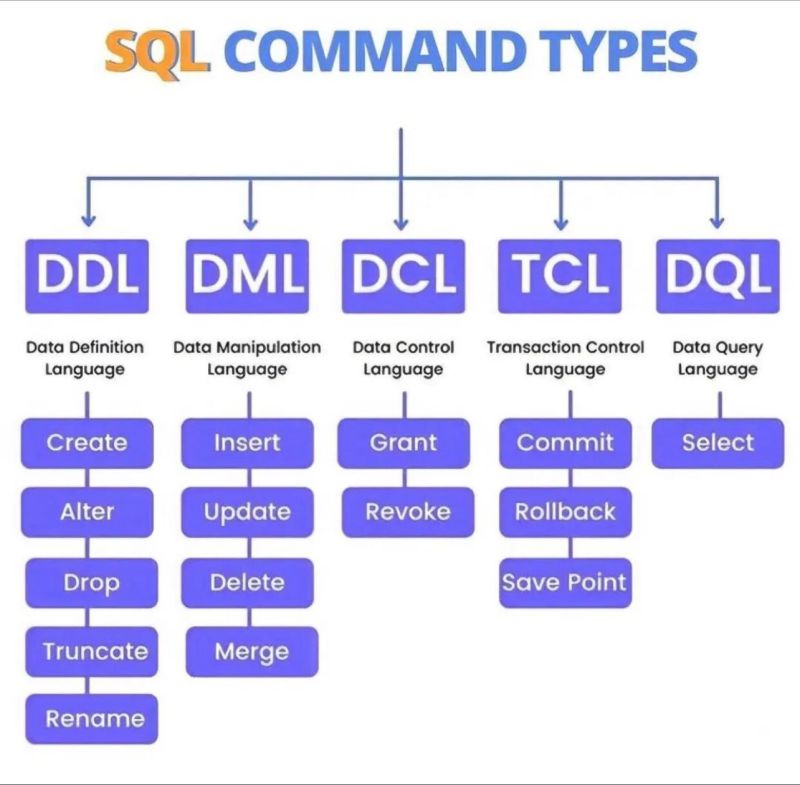 Ahmad Alharbi on LinkedIn: SQL COMMAND TYPES Ahmad Alharbi on LinkedIn: SQL COMMAND TYPES