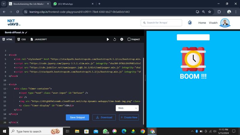Visakh .S on LinkedIn: #javascript #html #coding Visakh .S on LinkedIn: #javascript #html #coding