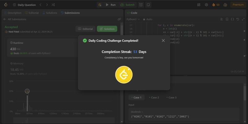 Neel Patel on LinkedIn: #100daysofcode #coding #programming #leetcode # ... Neel Patel on LinkedIn: #100daysofcode #coding #programming #leetcode # ...
