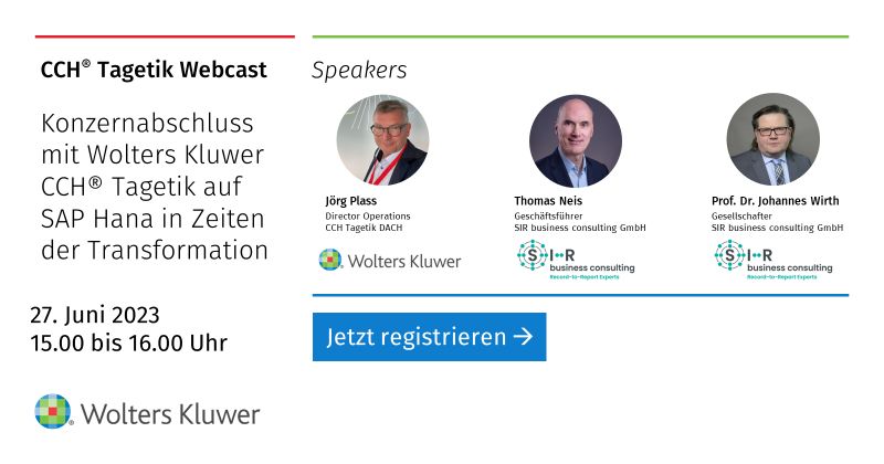 CCH® Tagetik DACH on LinkedIn: Konzernabschluss mit Wolters Kluwer CCH ... CCH® Tagetik DACH on LinkedIn: Konzernabschluss mit Wolters Kluwer CCH ...