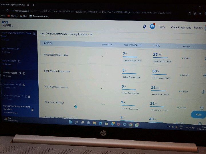 Revathi Chinnari on LinkedIn: #python #practice #nxtwave #ccbpintensive ... Revathi Chinnari on LinkedIn: #python #practice #nxtwave #ccbpintensive ...
