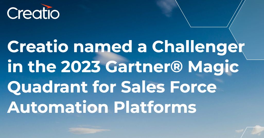 Teal Technology Services on LinkedIn: Creatio named a Challenger in the ... Teal Technology Services on LinkedIn: Creatio named a Challenger in the ...