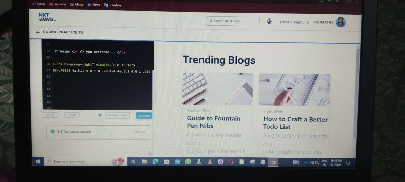 Gomathy D on LinkedIn: #ccbp #nxtwave #reactjs #python #coding # ... Gomathy D on LinkedIn: #ccbp #nxtwave #reactjs #python #coding # ...