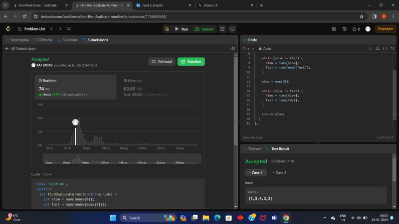 RAJ YADAV on LinkedIn: #100daysofcode #leetcodechallenge #leetcode RAJ YADAV on LinkedIn: #100daysofcode #leetcodechallenge #leetcode