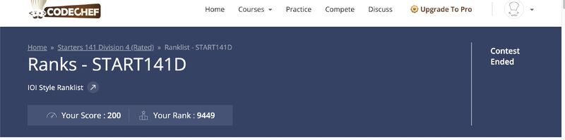 Ashish Ranjan on LinkedIn: #3rdcodingcontest #codechef # ... Ashish Ranjan on LinkedIn: #3rdcodingcontest #codechef # ...