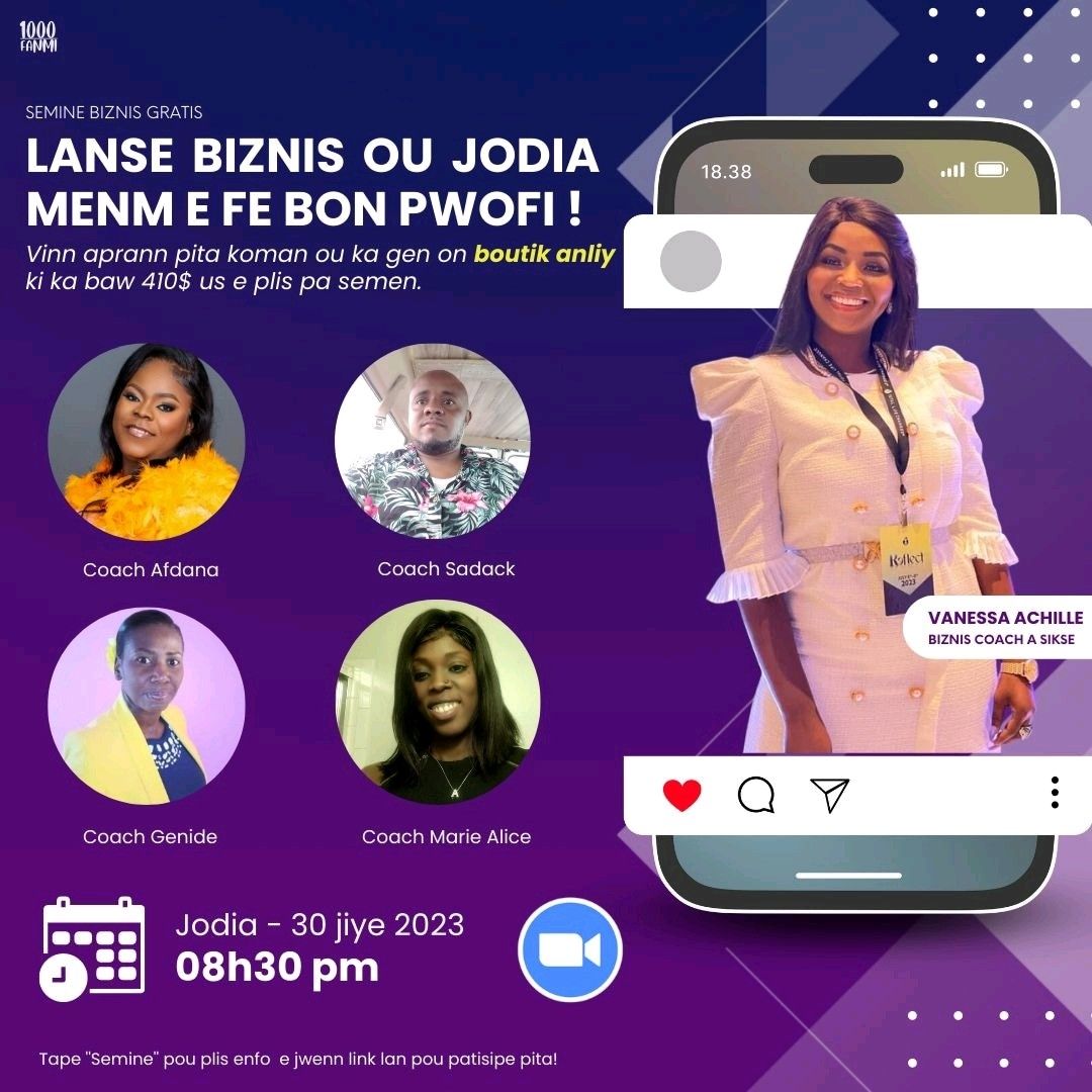Yvenson Joseph on LinkedIn: Mandem link lan depi kounya mwen gen sèlman ... Yvenson Joseph on LinkedIn: Mandem link lan depi kounya mwen gen sèlman ...