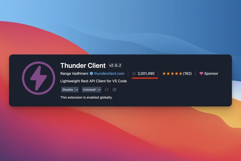 Thunder Client on LinkedIn: #thunderclient #vscode #api #testing Thunder Client on LinkedIn: #thunderclient #vscode #api #testing