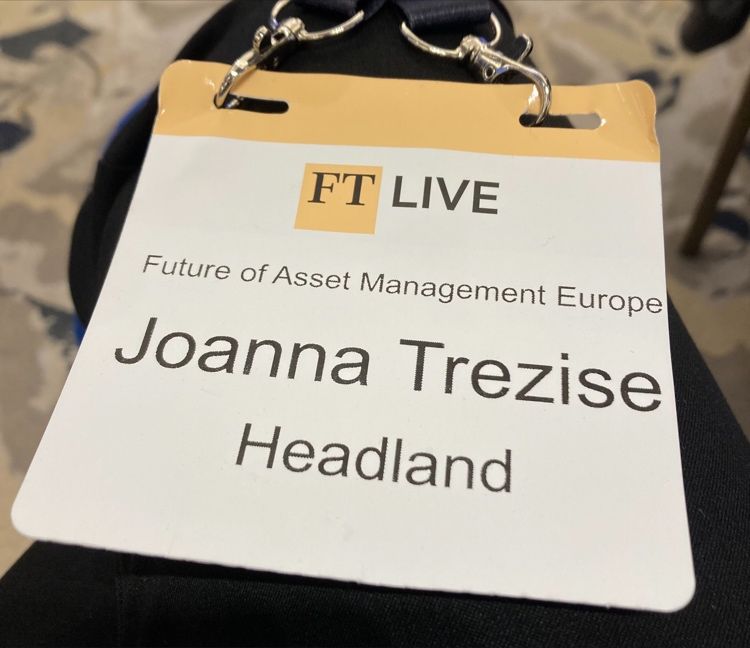 Joanna Trezise on LinkedIn: #assetmanagement #networking #ftlive Joanna Trezise on LinkedIn: #assetmanagement #networking #ftlive