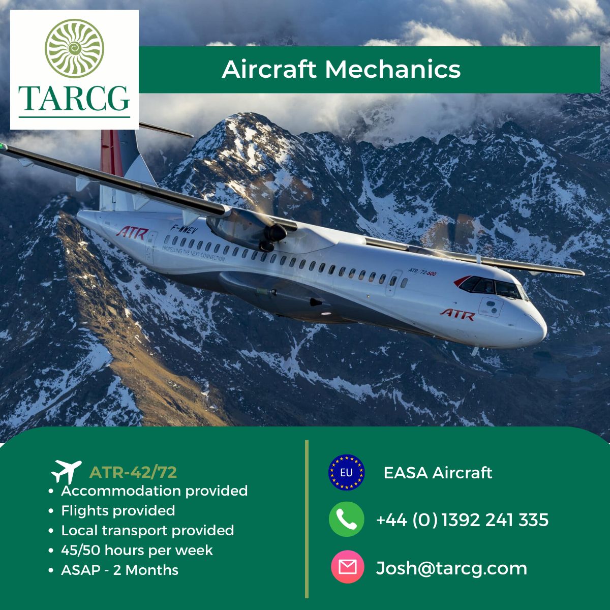 Josh Sanchez (CertRP) on LinkedIn: ⏰ New Contract - Aircraft Mechanics ... Josh Sanchez (CertRP) on LinkedIn: ⏰ New Contract - Aircraft Mechanics ...