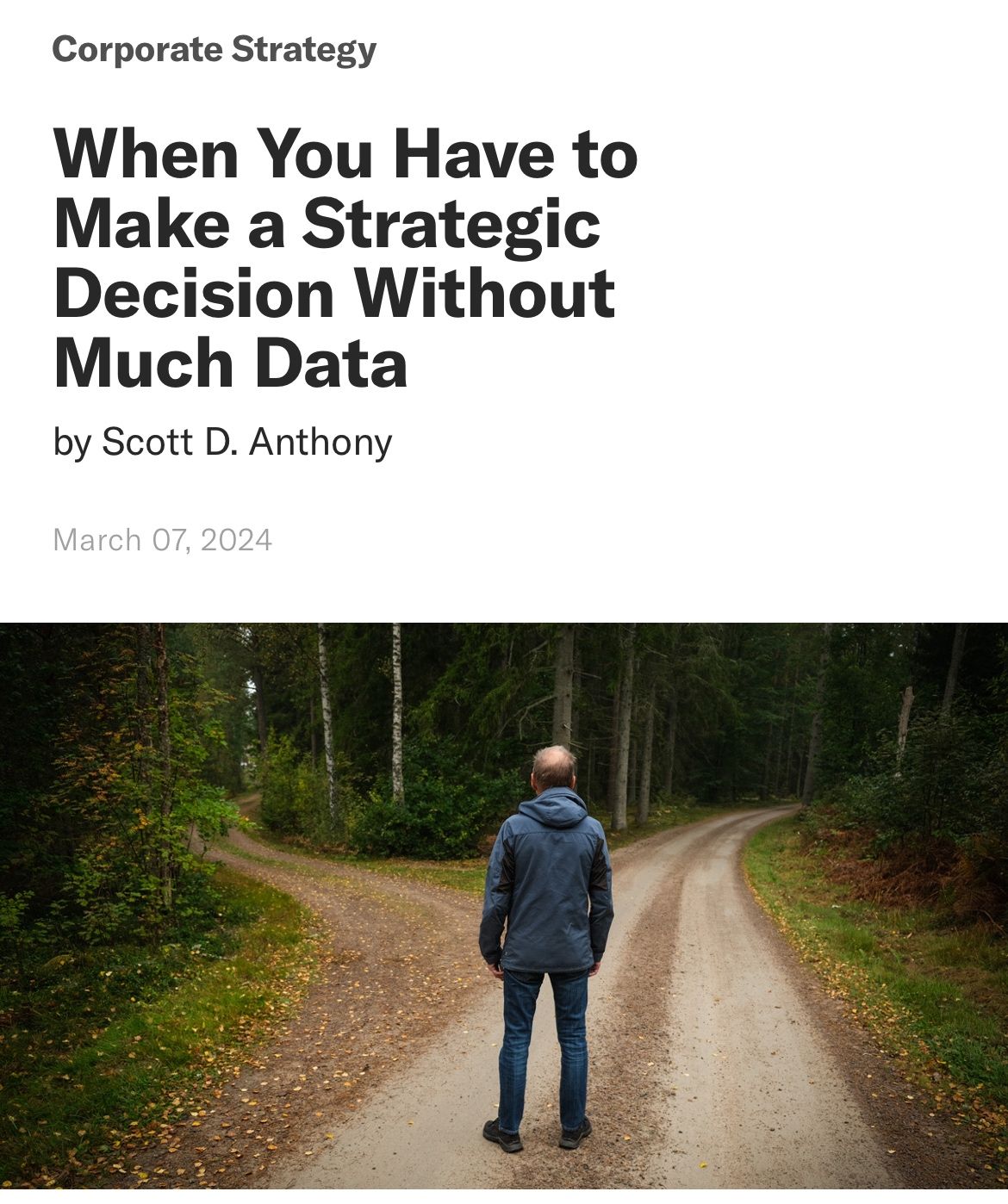 Frédéric Caufrier, PhD on LinkedIn: When You Have to Make a Strategic ... Frédéric Caufrier, PhD on LinkedIn: When You Have to Make a Strategic ...