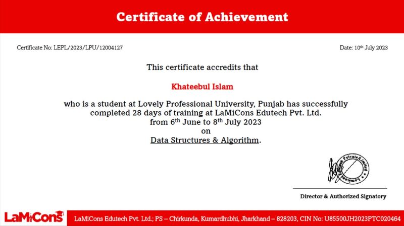 Khateebul Islam on LinkedIn: #dsa #datastructuresandalgorithms #algorithms Khateebul Islam on LinkedIn: #dsa #datastructuresandalgorithms #algorithms