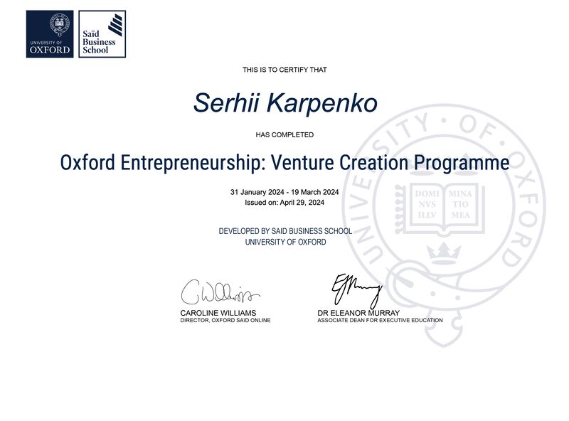 Serhii Karpenko on LinkedIn: Excited to share my experience with an ... Serhii Karpenko on LinkedIn: Excited to share my experience with an ...