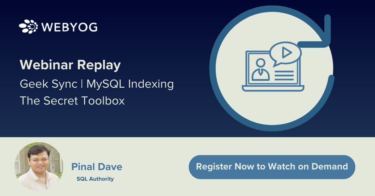 Webyog (an Idera, Inc. company) on LinkedIn: Well-tuned indexes are the ... Webyog (an Idera, Inc. company) on LinkedIn: Well-tuned indexes are the ...