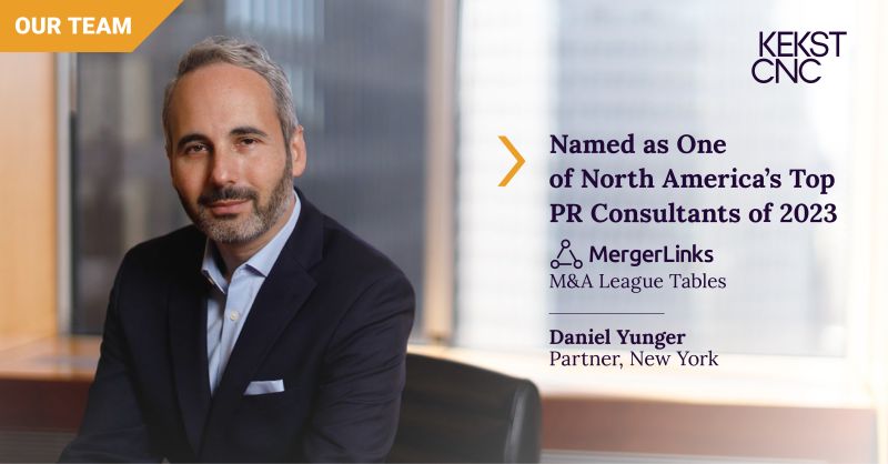 Kekst CNC on LinkedIn: Kekst CNC New York’s Daniel Yunger was just ... Kekst CNC on LinkedIn: Kekst CNC New York’s Daniel Yunger was just ...