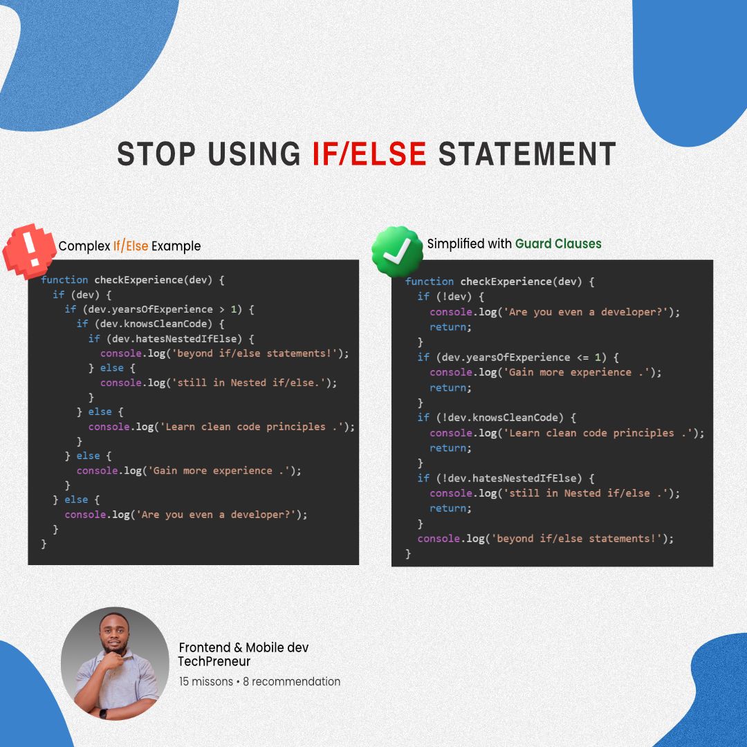 KONNO MELI Arnaud Fuente on LinkedIn: #fuentetips #devtips #cleancode # ... KONNO MELI Arnaud Fuente on LinkedIn: #fuentetips #devtips #cleancode # ...