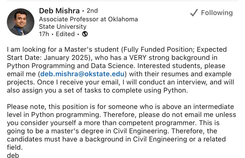 Umair Ahmad on LinkedIn: Fully Funded Position in Python Programming ... Umair Ahmad on LinkedIn: Fully Funded Position in Python Programming ...