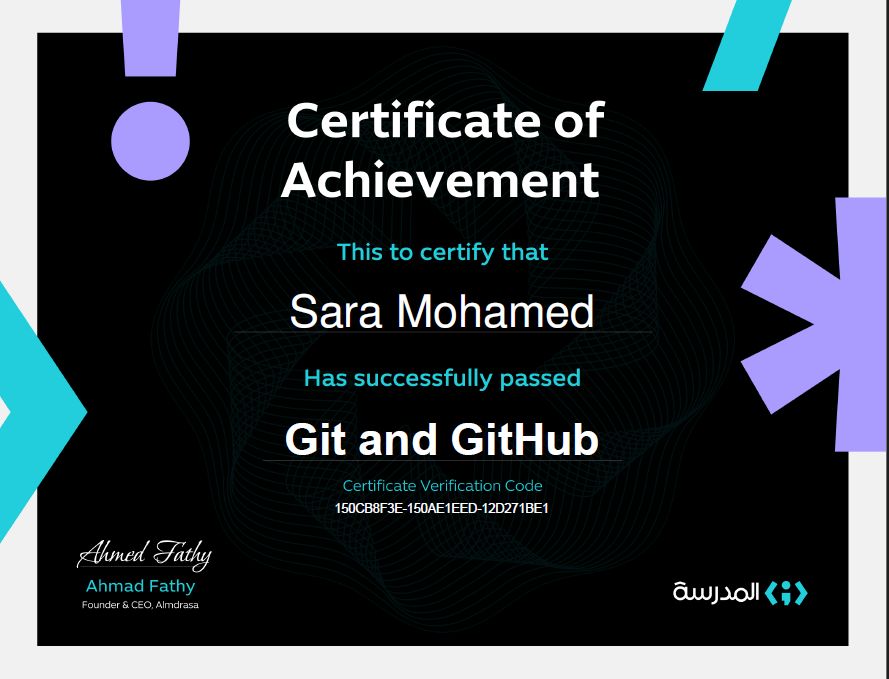 Sara Mohamed on LinkedIn: #git #versioncontrol #coding Sara Mohamed on LinkedIn: #git #versioncontrol #coding