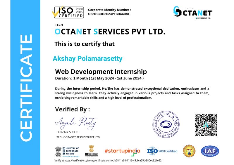 Akshay Polamarasetty on LinkedIn: #webdevelopment Akshay Polamarasetty on LinkedIn: #webdevelopment