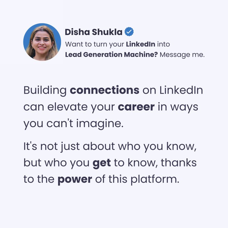 Disha Shukla on LinkedIn: What makes LinkedIn connections so valuable ... Disha Shukla on LinkedIn: What makes LinkedIn connections so valuable ...