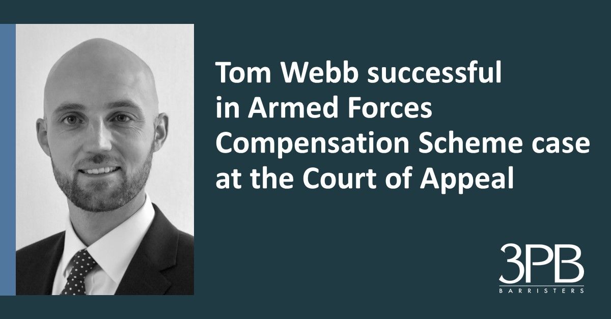 Tom Webb on LinkedIn: Tom Webb successful in Armed Forces Compensation ... Tom Webb on LinkedIn: Tom Webb successful in Armed Forces Compensation ...