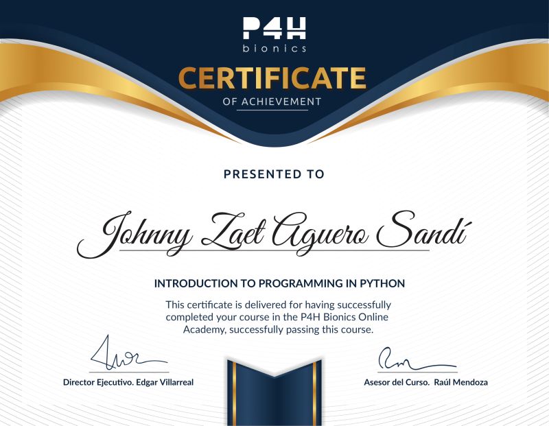 Johnny Zaet Aguero on LinkedIn: #pythonprogramming #achievementunlocked Johnny Zaet Aguero on LinkedIn: #pythonprogramming #achievementunlocked