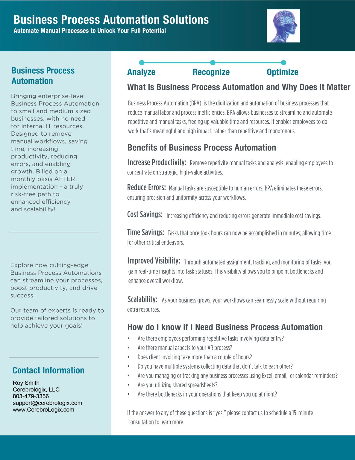 Roy Smith,MA on LinkedIn: Automate Manual Processes to Unlock Your Full ... Roy Smith,MA on LinkedIn: Automate Manual Processes to Unlock Your Full ...