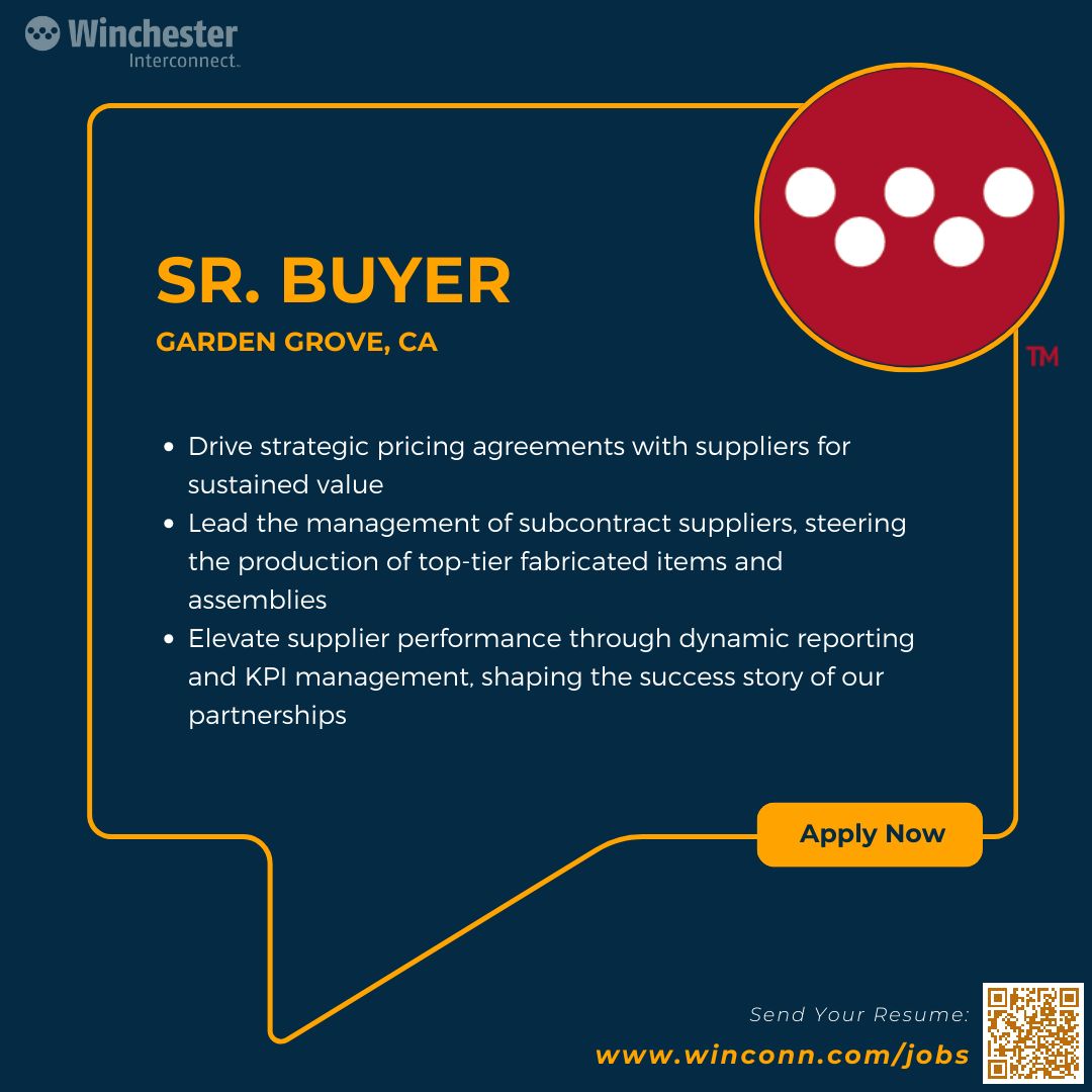 Winchester Interconnect on LinkedIn: #hiring Winchester Interconnect on LinkedIn: #hiring