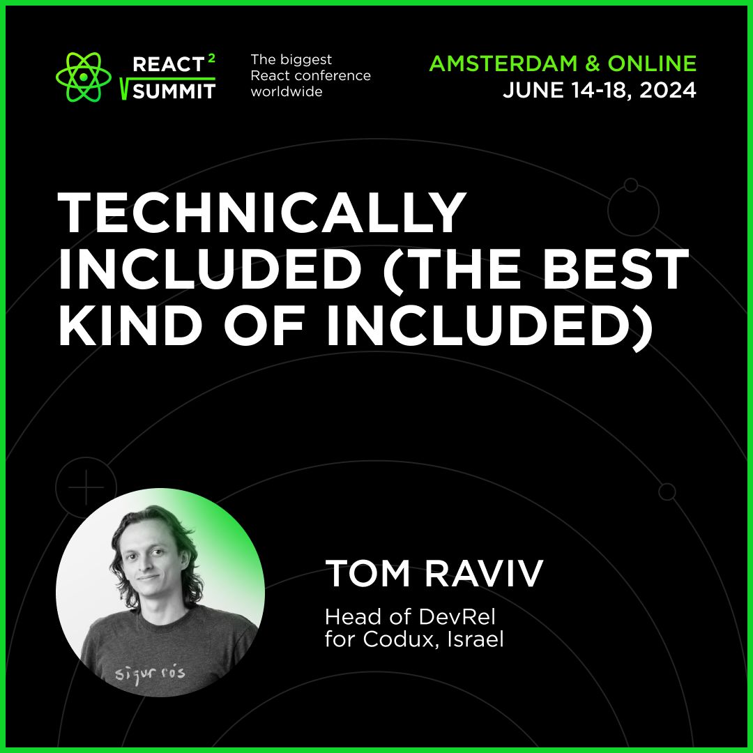 React Summit on LinkedIn: 🔍Discover with Tom Raviv, Head of DevRel for ... React Summit on LinkedIn: 🔍Discover with Tom Raviv, Head of DevRel for ...