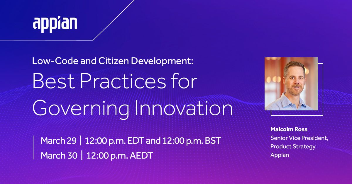 Appian Corporation on LinkedIn: #citizendeveloper #lowcode # ... Appian Corporation on LinkedIn: #citizendeveloper #lowcode # ...