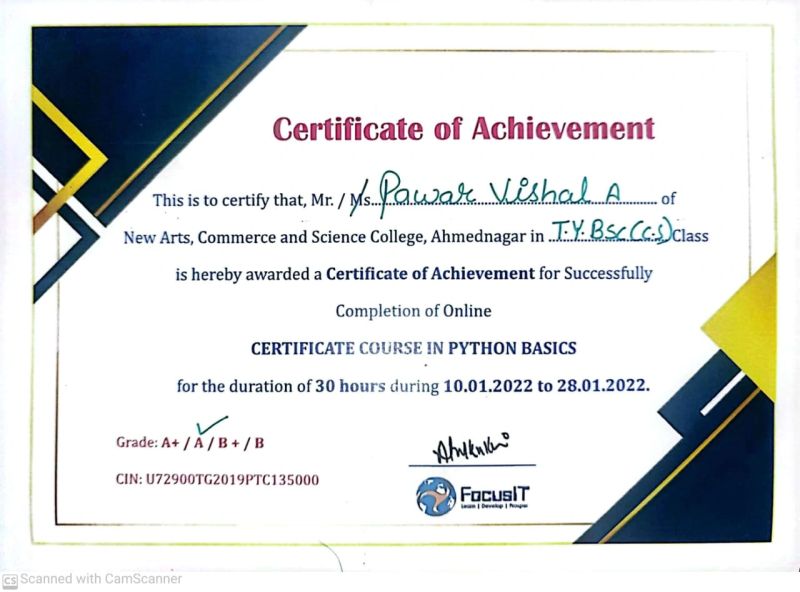 Vishal Pawar on LinkedIn: #python #focusit #codingmilestone Vishal Pawar on LinkedIn: #python #focusit #codingmilestone