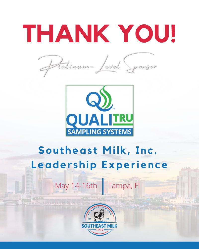 Southeast Milk, Inc. on LinkedIn: QualiTru Sampling Systems (Formerly ... Southeast Milk, Inc. on LinkedIn: QualiTru Sampling Systems (Formerly ...