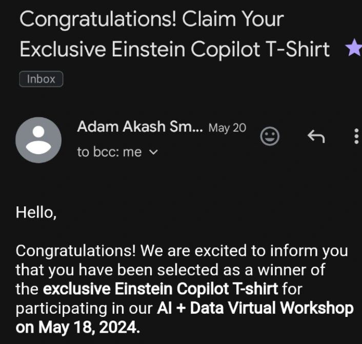Sai Nikhil othuri on LinkedIn: #ai #datacloud #builtwitheinstein # ... Sai Nikhil othuri on LinkedIn: #ai #datacloud #builtwitheinstein # ...