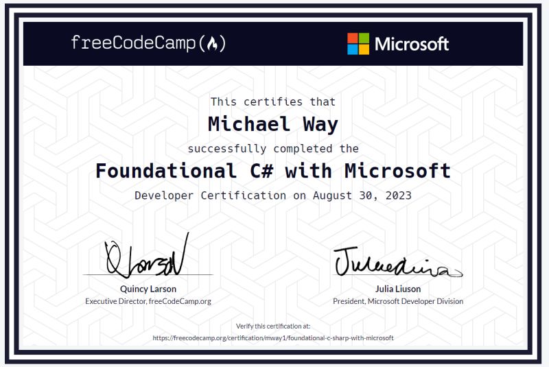 Michael Way on LinkedIn: #csharp #dotnet #oop Michael Way on LinkedIn: #csharp #dotnet #oop