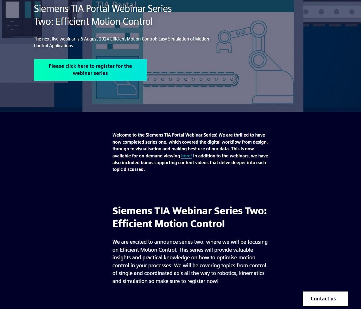 Frank Wagner on LinkedIn: #motioncontrol #simatic #webinar Frank Wagner on LinkedIn: #motioncontrol #simatic #webinar