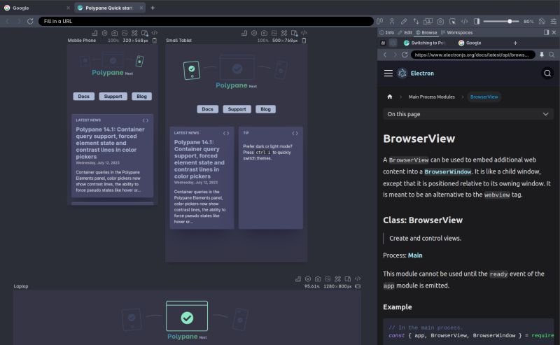 Polypane on LinkedIn: The browse panel lets you keep a reference open ... Polypane on LinkedIn: The browse panel lets you keep a reference open ...
