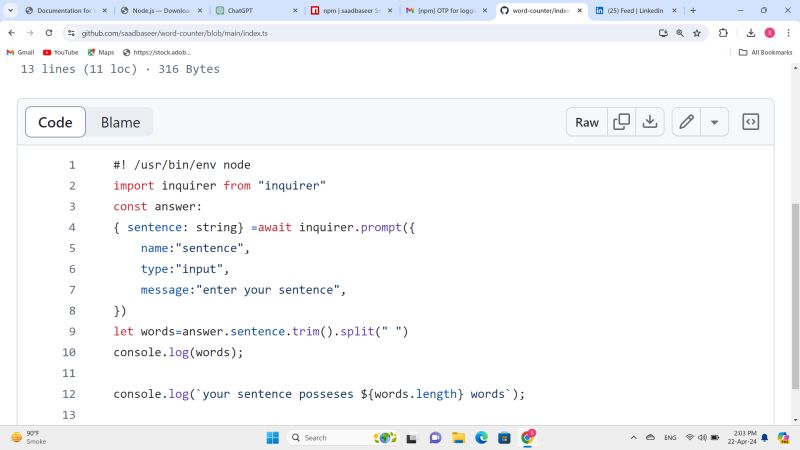 Saad Baseerkhan on LinkedIn: #typescript #javascript #nodejs # ... Saad Baseerkhan on LinkedIn: #typescript #javascript #nodejs # ...