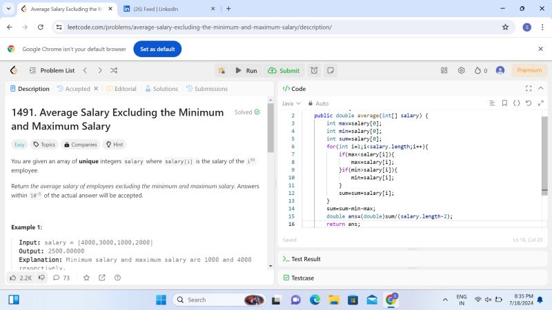Shruti Jha on LinkedIn: #100daysofleetcode #dsawithedslash #java # ... Shruti Jha on LinkedIn: #100daysofleetcode #dsawithedslash #java # ...