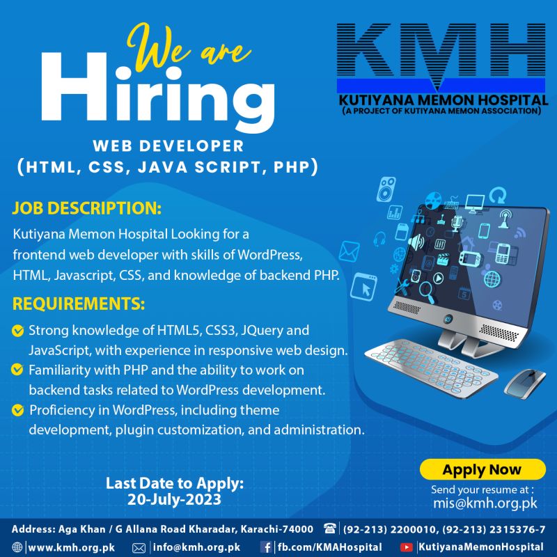 Kutiyana Memon Hospital on LinkedIn: #itjob #html #css #javascript # ... Kutiyana Memon Hospital on LinkedIn: #itjob #html #css #javascript # ...