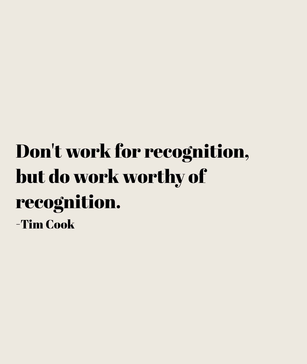 Adam Price on LinkedIn: Don't work for recognition, but do work worthy ... Adam Price on LinkedIn: Don't work for recognition, but do work worthy ...