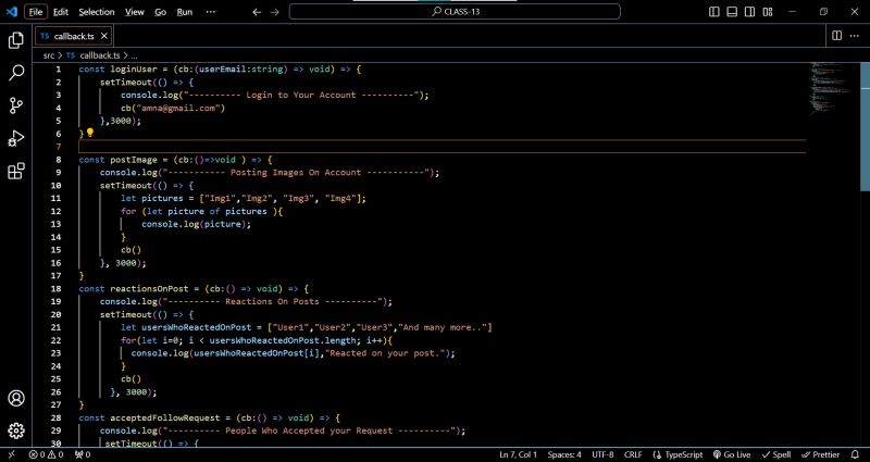 Amna Rafeeq on LinkedIn: #typescript #codemaster #typescriptskills # ... Amna Rafeeq on LinkedIn: #typescript #codemaster #typescriptskills # ...