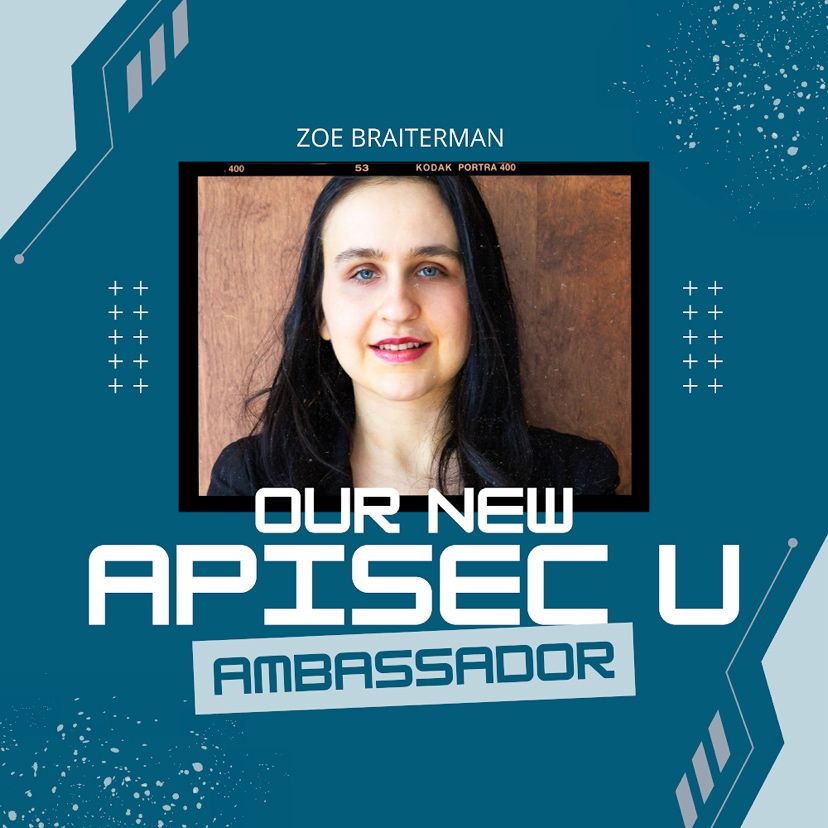 Zoe Braiterman on LinkedIn: #cybersecurity #apisec Zoe Braiterman on LinkedIn: #cybersecurity #apisec