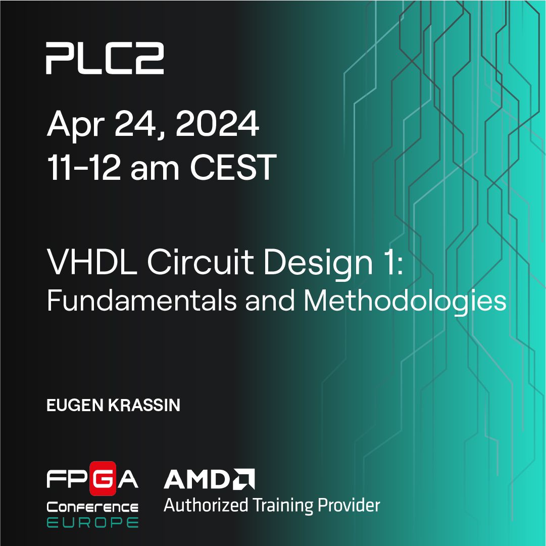 PLC2 on LinkedIn: #vhdl #fpga #webinar #embeddedsystems #engineering #amd PLC2 on LinkedIn: #vhdl #fpga #webinar #embeddedsystems #engineering #amd