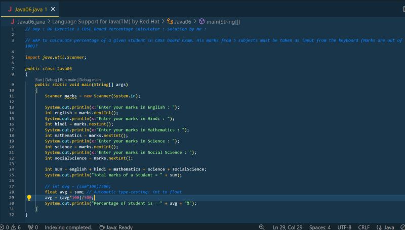 Karan Veer Pal on LinkedIn: #day05 #java #javaprogramming #javajourney ... Karan Veer Pal on LinkedIn: #day05 #java #javaprogramming #javajourney ...
