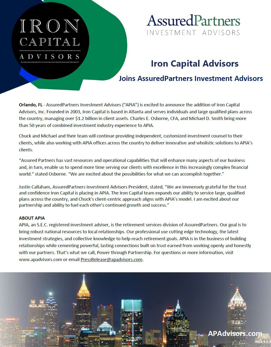 AssuredPartners Investment Advisors on LinkedIn: APIA adds Atlanta ... AssuredPartners Investment Advisors on LinkedIn: APIA adds Atlanta ...