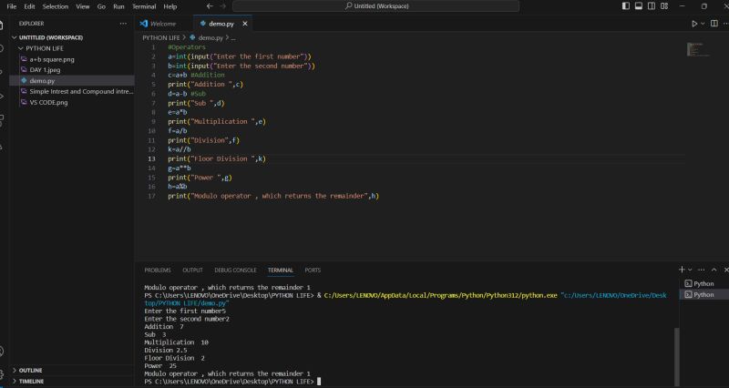 Gopi Krishna Yaraganaboina on LinkedIn: Operations in Python PythonLife Gopi Krishna Yaraganaboina on LinkedIn: Operations in Python PythonLife