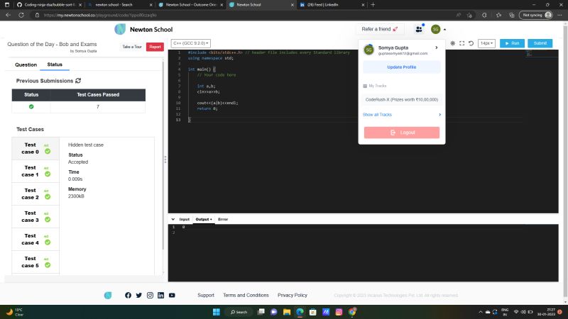 Somya Gupta on LinkedIn: #cplusplus #day15 #30daysofcode #community # ... Somya Gupta on LinkedIn: #cplusplus #day15 #30daysofcode #community # ...